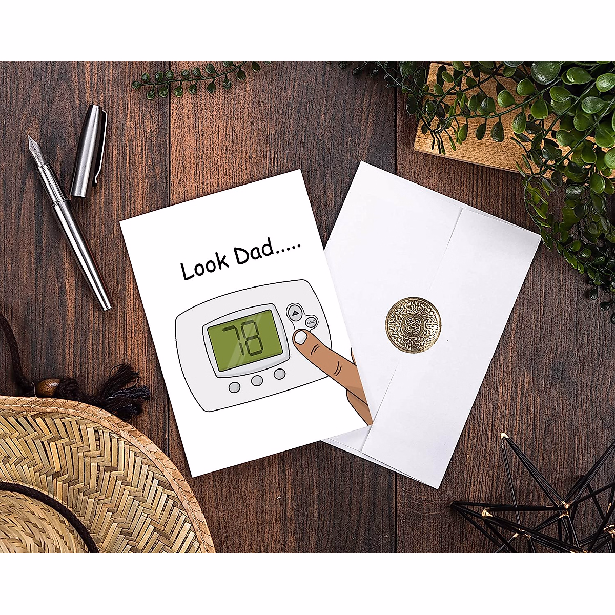 GIFTING GIGGLES Funny Happy Birthday Card for Dad – Great Happy Bday Gift for Father, Papa, Step Dad, Daddy, Padre | 30th 40th 50th 60th 70th 80th 90th