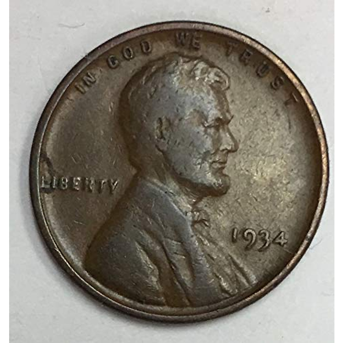 1934 P Lincoln Wheat Penny Average Circulated Good to Fine