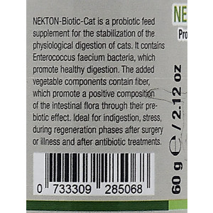 Nekton-Biotic-Cat Probiotic Supplement for Cats 60g / 2.1oz