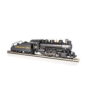 Bachmann Trains - USRA 0-6-0 w/Smoke & Slope Tender - Chesapeake & Ohio® #128 - HO Scale