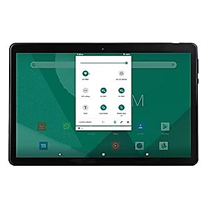 Naroote Black Tablet, RAM 16G for Android11.0 System Octa Core Portable Tablet for Office (US Plug)