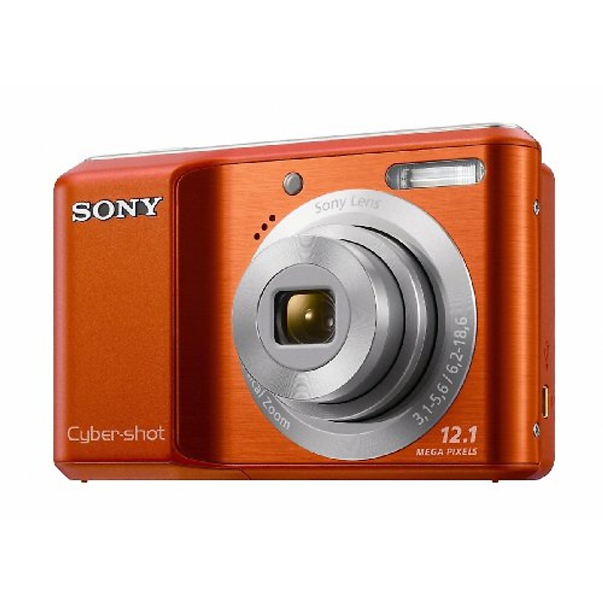 Sony DSC-S2100 12.1MP Digital Camera with 3x Optical Zoom with Digital Steady Shot Image Stabilization and 3.0 inch LCD (Orange)
