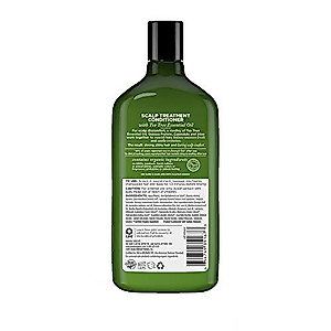 Avalon Organics Conditioner, Scalp Treatment Tea Tree, White, 11 Oz