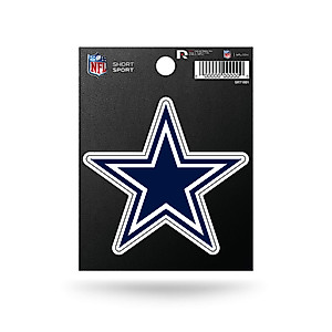 Rico Industries NFL Football Dallas Cowboys Short Sport Decal 3.75' x 4.75' Die Cut Team Logo Short Sport Decal