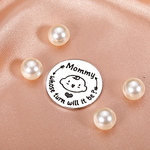 New Parents Gifts for Mom Dad to be Funny Decision Coin Congratulations New Baby Gifts for Expecting Mommy Daddy Christmas Pregnancy Gifts for Wife First Time Mom Fathers Day Baby Shower Birthday Gift