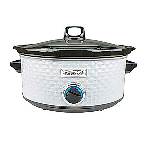 Brentwood Select SC-157W Slow Cooker, 7 Quart, White