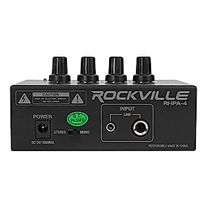 Studio Bundle w/ (4) Rockville PRO-M50 Headphones+4 Channel Headphone Amplifier
