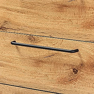 Baxton Studio Radley Oak Brown Finished Wood 3-Drawer Sideboard Buffet