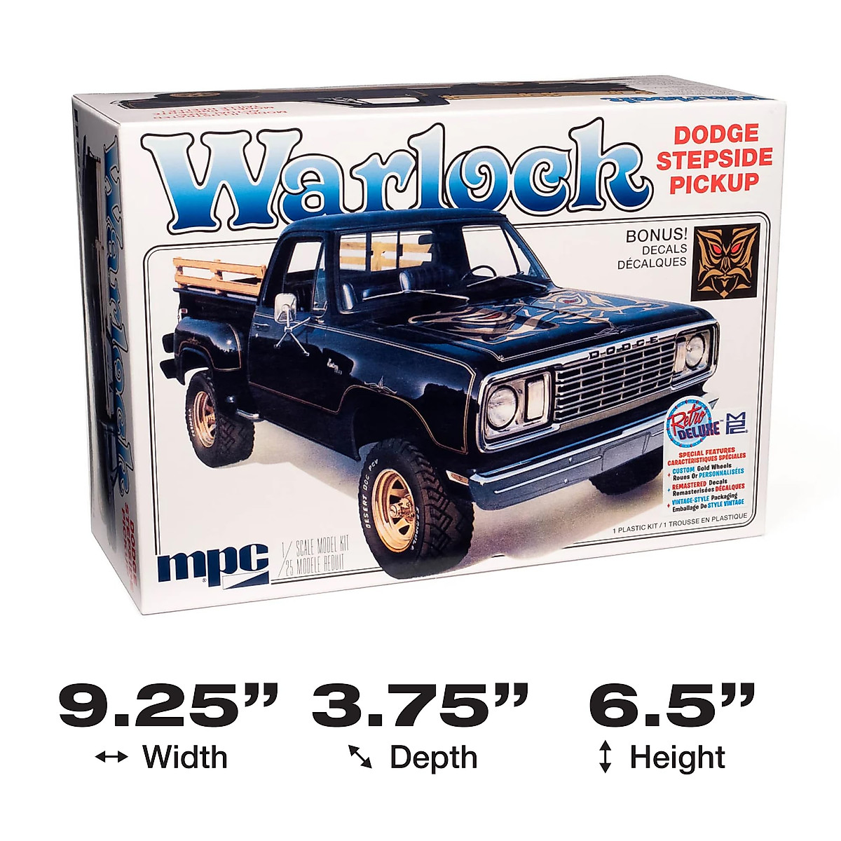 MPC 1977 Dodge Warlock Pickup 2T 1:25 Scale Model Kit