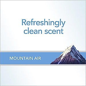 GLAD ForceFlexPlus Tall Kitchen Drawstring Trash Bags with Clorox, 13 Gallon White Trash Bag for Kitchen, Mountain Air Scent, 90 Count