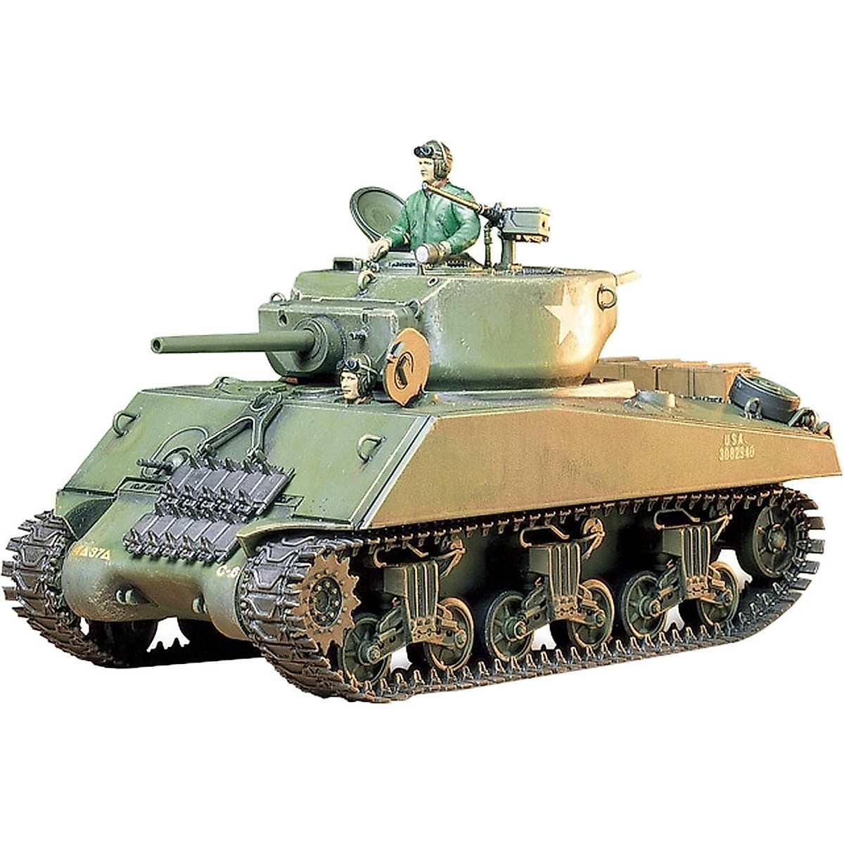 Tamiya 35139 1:35 US Sherman M4A3E2 Jumbo - Model Kit,Plastic Kit,Assembly Kit, Detailed Replica, Tank Kit