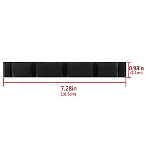Geekria Fabric Headband Pad Compatible with Sennheiser HD600, HD580, HD650, HD660 S Headphone Replacement Headband/Headband Cushion/Replacement Pad Repair Parts (Black)