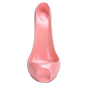 TOPINCN Wine Rack Synthetic Resin Wine Bottle Display Holder Innovative Highheeled Shoe Shape Home Decoration Accessories(Pink)