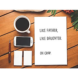 Maplelon Funny Birthday Card for Father, Joke Bday Card for Dad, Humorous Father's Day Card from Daughter…