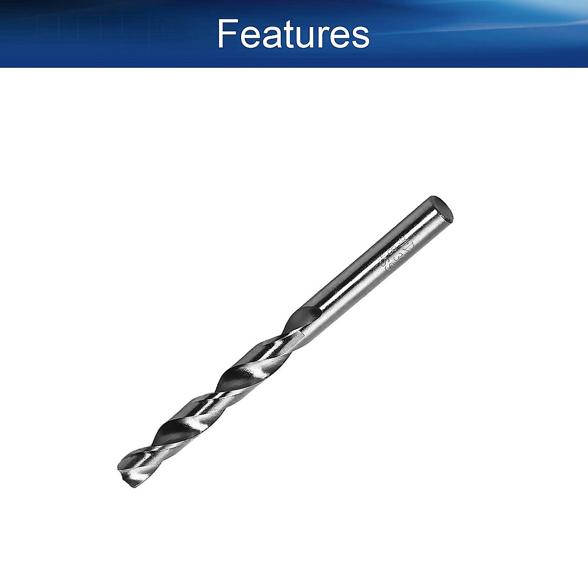 Auniwaig HSS Straight Shank 8.3mm Dia Twist Drill Drilling Hole Bits for Woodworking,Steel Aluminum Alloy 2pcs