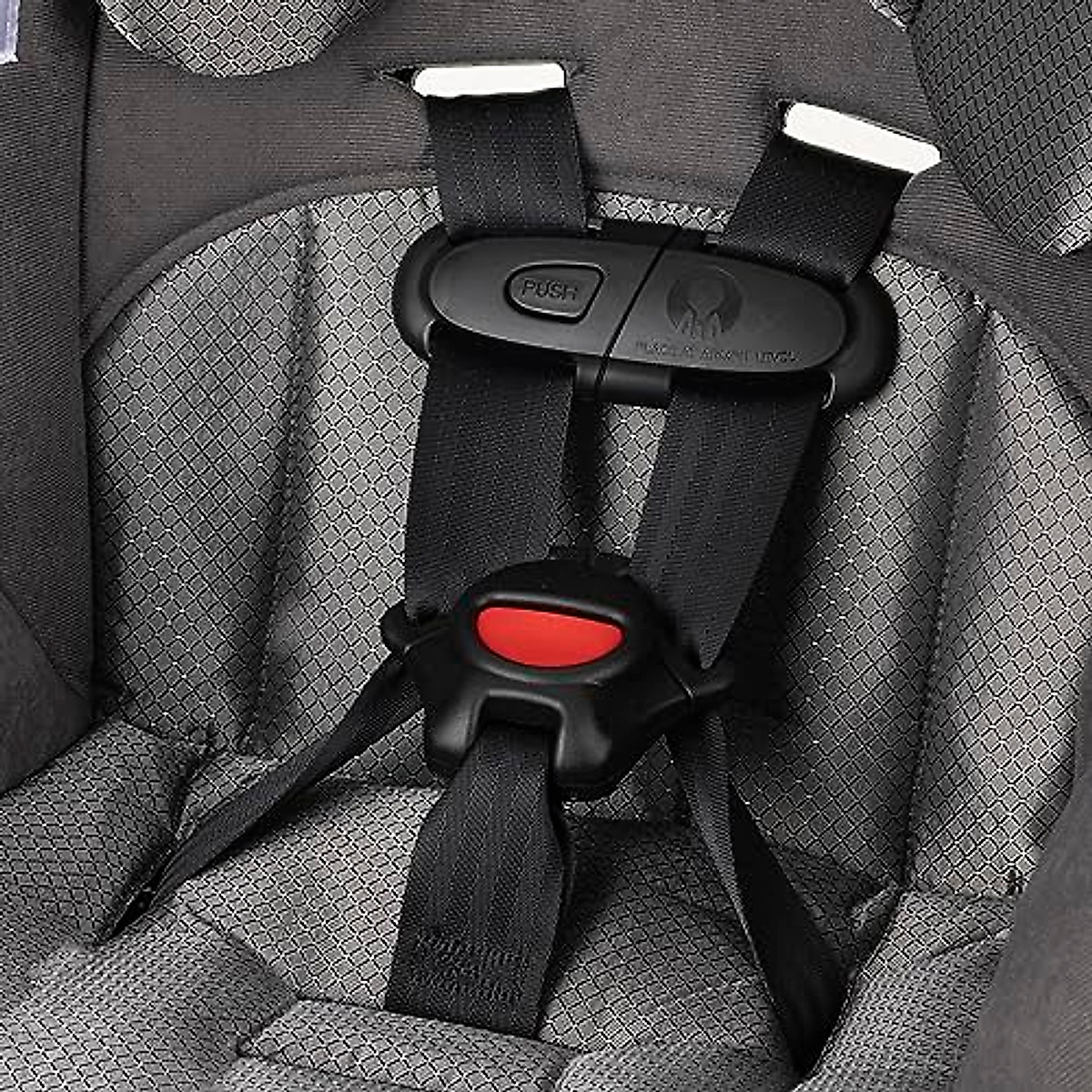 Evenflo Tribute 5 Convertible Car Seat, 2-in-1, Saturn Gray, 18.5x22x25.5 Inch (Pack of 1)