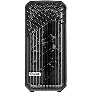 Fractal Design Torrent Gray - Ligth Tint Tempered Glass Side Panel - Open Grille for Maximum air Intake - Two 180mm PWM and Three 140mm Fans Included - Type C - ATX Airflow Mid Tower PC Gaming Case