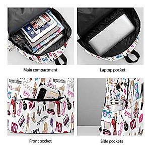 SHISHANGNX Music Backpack 16 Inch Lightweight Laptop Backpack Travel Bag