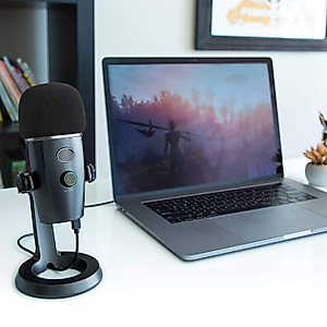 YOUSHARES Yeti Nano Microphone Foam Windscreen - Mic Wind Cover Pop Filter Foam Cover, Professional Customized for Blue Yeti Nano, The Thicker Blue Yeti Nano Pop Filter is a Good option.