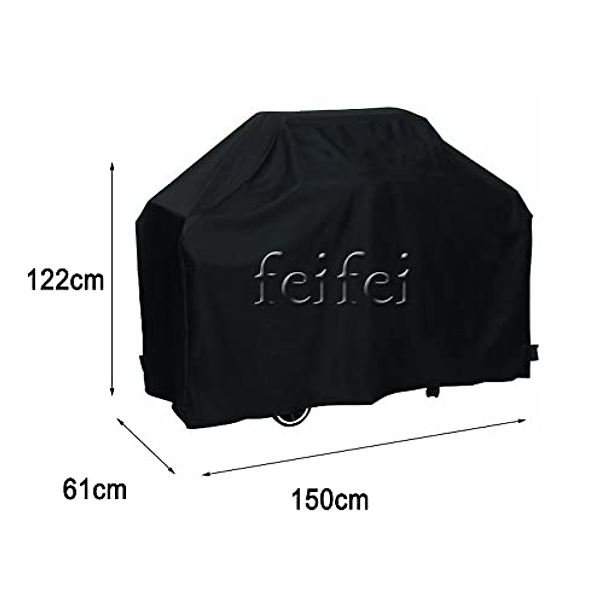 TJFU Grill Cover,BBQ Grill Cover for Outdoor Grill,Waterproof Gas Grill Barbecue Cover for Weber,Char Broil,Brinkmann,Nexgrill Grills etc