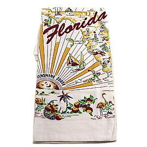Florida State Souvenir Dish Towel