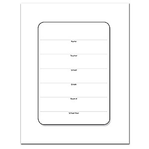 BookFactory Elementary School Math Journal/Classroom Math Book - 10 Pack (8.5" x 11" -32 Pages) Saddle Stitched (JOU-032-7CSS-MJ-[10-Pack]-PJX)