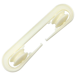 Lovelysp S-Shaped Clothes line Splitter Clothes line Pulley Kit Suitable for Long Clotheslines and Heavy Duty Pulley Cloth Cord Attachments -2PCS