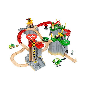 BRIO World 36010 Cargo Mountain Set | 49 Piece Wooden Train Set Toy for Kids Age 3 & Up | Dynamic Play Experience | FSC-Certified Materials | Great Addition to Existing Train Sets