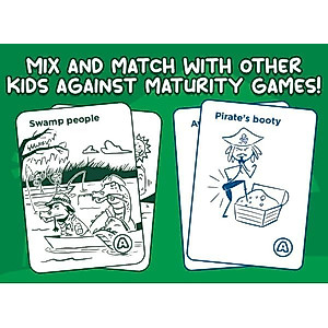 Kids Against Maturity: Card Game for Kids and Families, Super Fun Hilarious Card Game for Family Party Game Night | Farm Edition