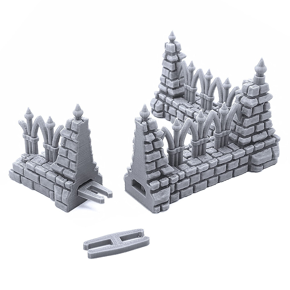 Cemetery Ruins Bundle by Terrain4Print, 3D Printed Tabletop RPG Scenery and Wargame Terrain for 28mm Miniatures