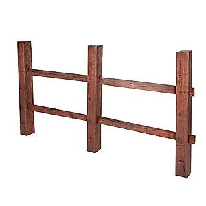 Beistle Large 3' 8" x 6' x 7" Cardboard Brown Fence Decorations Photo Prop Western Party Decor for Events Photography Shoot