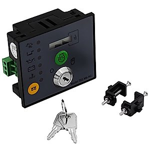 Generator Controller Board Panel With Keys 702 MS-HC Manual Start Engine Monitoring Low Oil Pressure High Engine Temperature