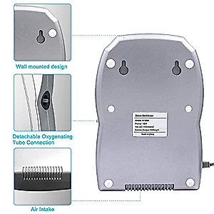 VTAR Ozone Machine, 500mg/h Multipurpose Ozone Machine Purify Air,Water,Fruits,Vegetables,Toothbrushes,Aquarium.Fruit Cleaner Device in Water