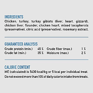 ORIJEN Freeze Dried Dog Treats, Grain Free, High Protein, Made in USA, Original, 3.25 Oz