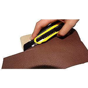 eZthings Professional Utility Knife Plus 10 Super Sharp Blades Set for Cutting Cardboard, Plastic, Leather, Carpet, Rope (Knife + 10 Sharp Blades)