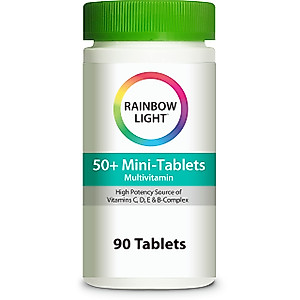 Rainbow Light 50+ Mini-Tablet Multivitamin, 90 Mini-Tablets