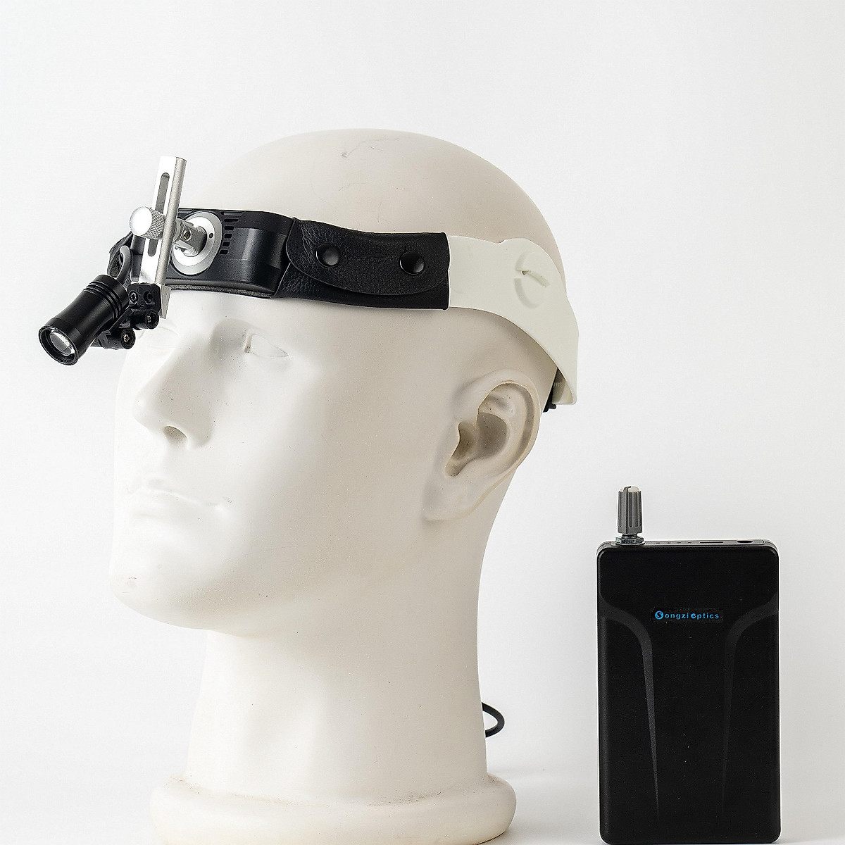 Songzi Optics 5W 10 Hrs Battery LED Surgical Dental Headlight Medical Headlamp Using for Spine Surgery Digestive Surgery Stomatology Brain Surgery Plastic Surgery (Headband Model)