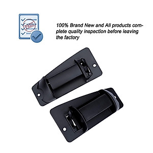 ONER Exterior Rear Left Driver and Right Passgenger Side Extended Cab Door Handle,Fit for 1999-2007 Chevy Silverado GMC Sierra 1500 2500 3500, Replaces# 15758171, 15758172