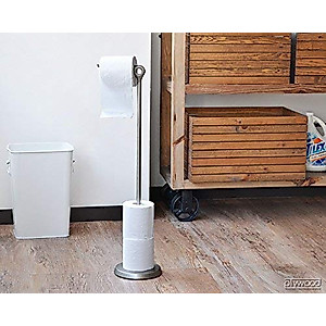 Umbra 023320-410 Tucan Toilet Paper Stand with Reserve, Nickel