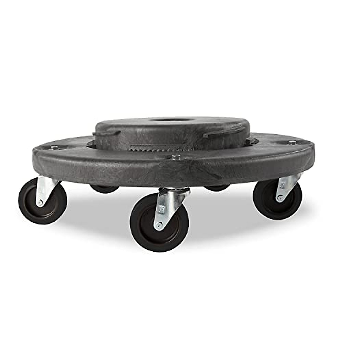 Trash Can Dolly Heavy-duty | 5 Caster | 460 Lb Capacity | 18" Gray