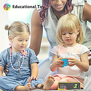 Vdealen 3x3x3 Speed Cube Set, 6 Pack Speed Cube Bulk Professional Stickerless Magic Cube Set, Party Puzzle Cube Toy Great IQ Games Gift for Kid Teens Adults