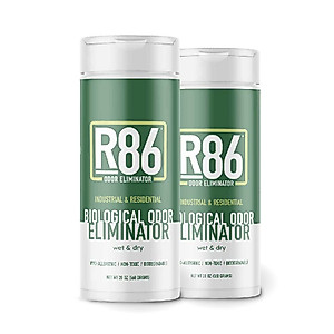 R86 Biological Odor Eliminator - Neutralize Urine Odor, Diaper Pail Odor – Use As Fabric Spray For Bedding, Mattress, Clothing – Laundry Additive - Natural Formula, Use Wet or Dry