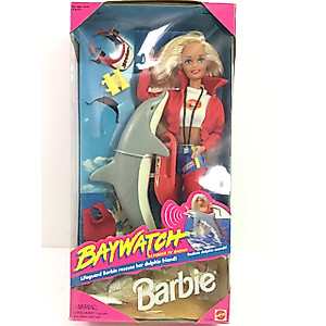 BAYWATCH BARBIE Doll with Dolphin & Accessories 1994