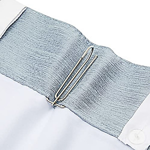 60 Pack Pinch Pleat Curtain Hooks for Drapes, 4-Prong Stainless Steel Drapery Pins (2.7 x 1 x 0.6 in)