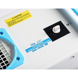 Uninex SAC1800 Indoor/Outdoor KOOLZONE Mobile Spot Cooler, Industrial Grade, Certified, 6,293-BTU 9.55-CER, R410A Refrigerant