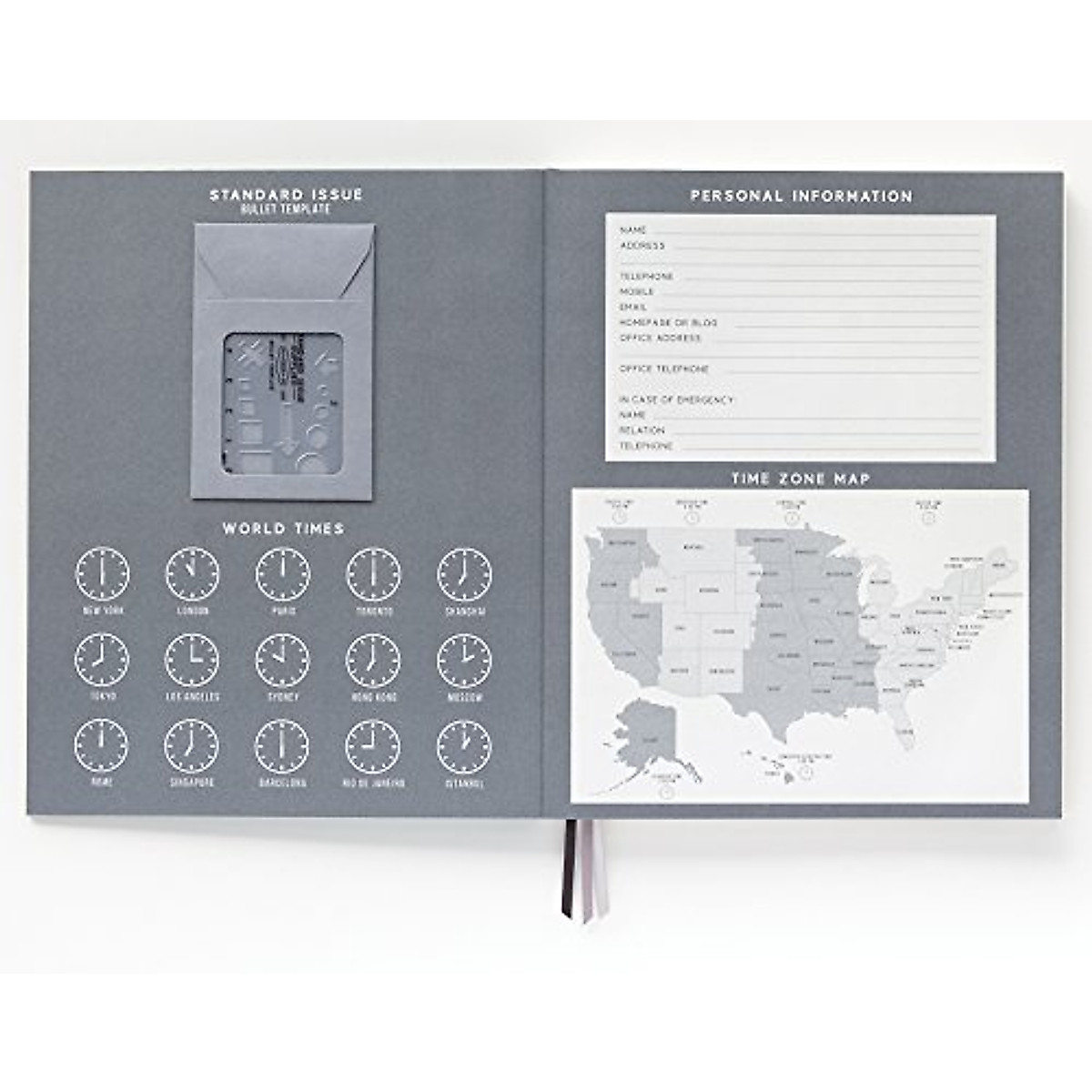 DesignWorks Ink Standard Issue Bound Personal Journal, Blue 6.75" x 8.5"