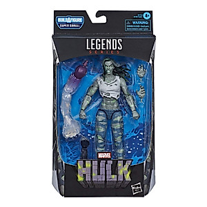 Marvel Hasbro Legends Series 6" Collectible Action Figure Hulk Toy, Premium Design & 2 Accessories, 2 Build-A-Figure Parts