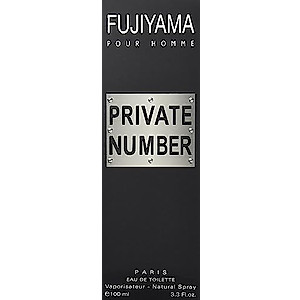 Succes De Paris Fujiyama Private Number for Men 3.3 oz Eau de Toilette Spray