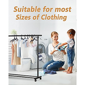 Sazfli Travel Folding Hangers, 10-Pack, Black & White, Portable and Durable PP+Aluminum Alloy, Space-Saving, Non-Slip Design, Perfect for Travel, Camping, and Home Use