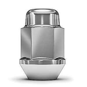 White Knight 1707S-20AM Chrome M12x1.50 Bulge Acorn Lug Nut, 20 Count (Pack of 1)